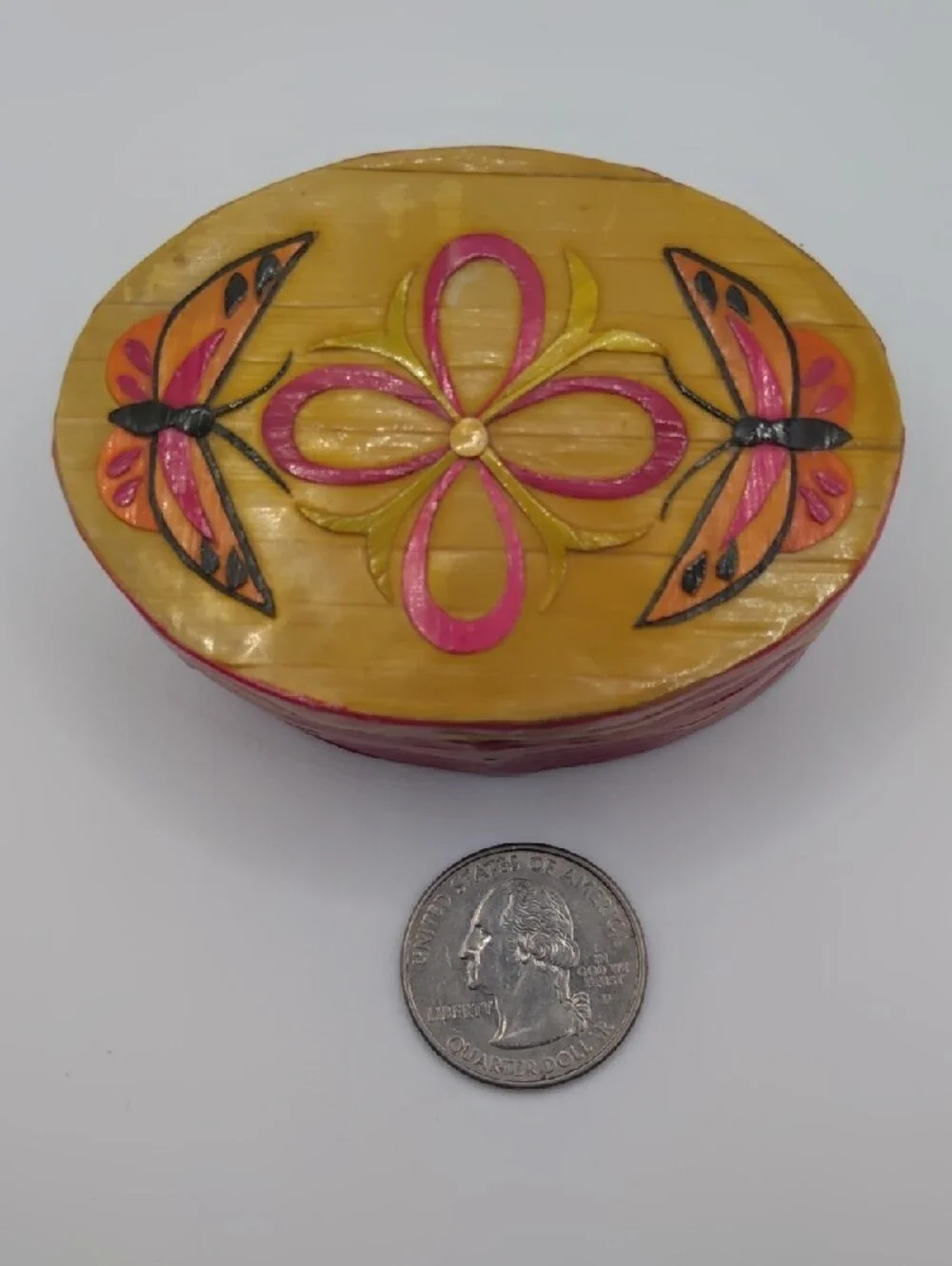 China Pacific Trading | Jewelry | Bamboo Inlay Trinket Box From ...